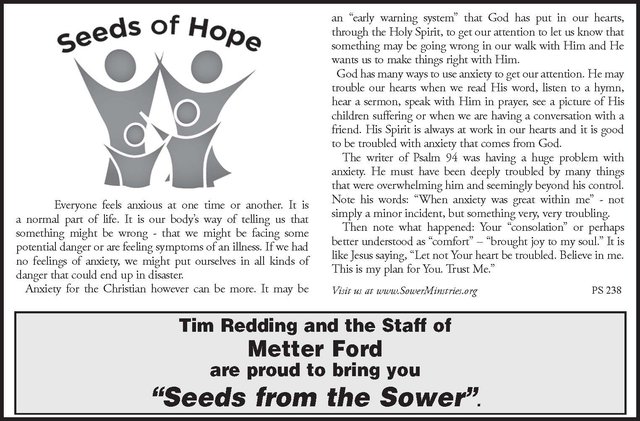Seeds of Hope - Training anvil